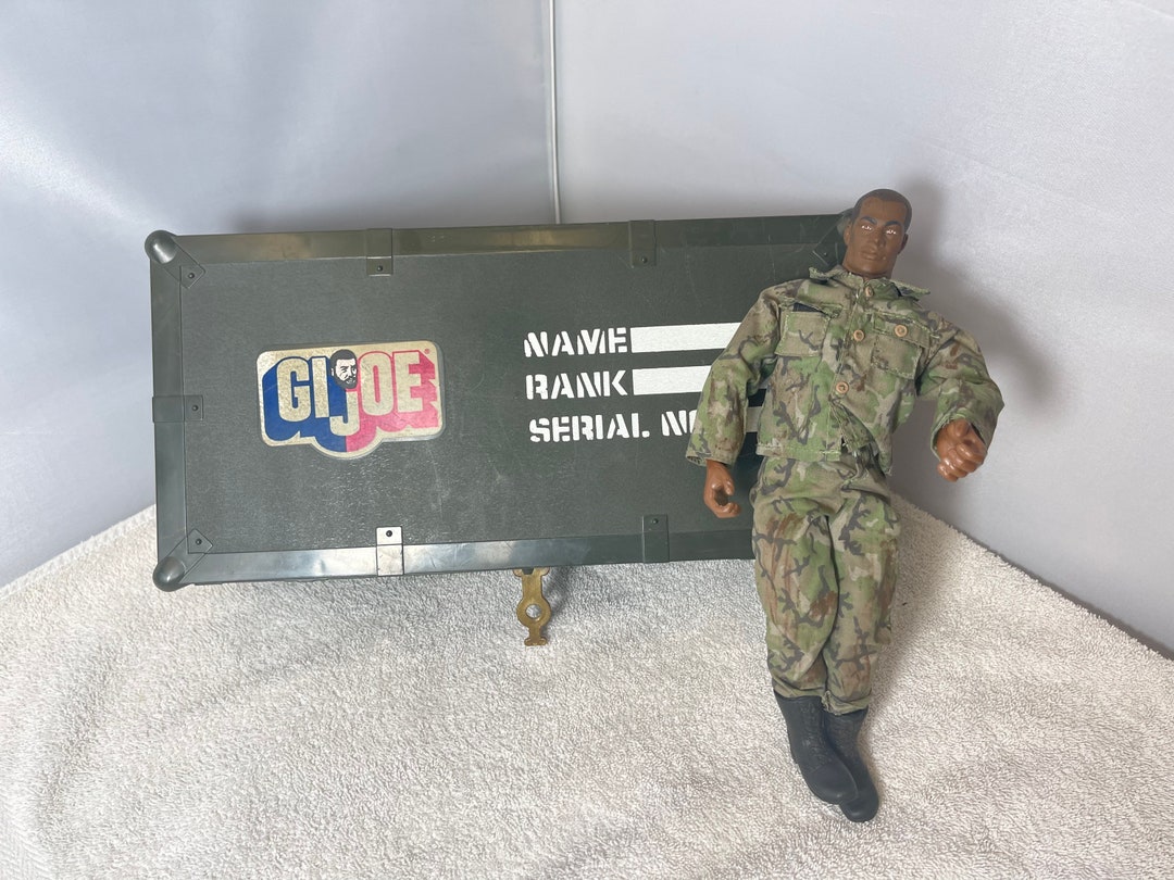 Vintage Gi Joe Doll Doll and Case/foot Locker - Etsy