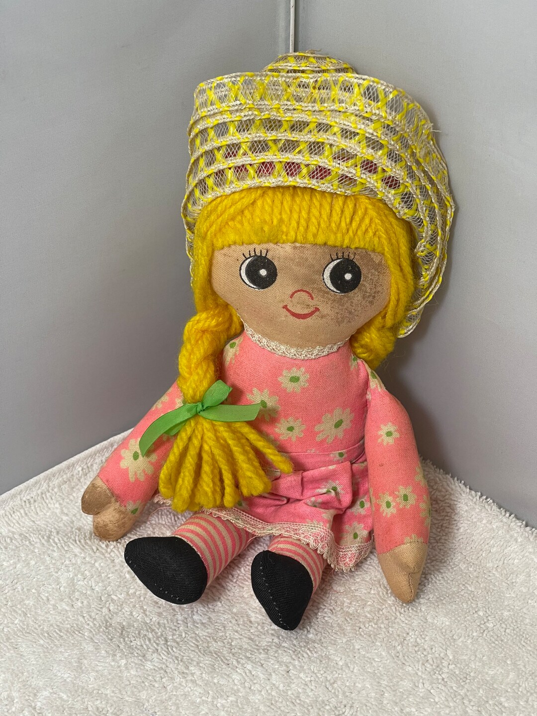 Vintage Dream Plush Girl Doll 9 Tall 1975 - Etsy