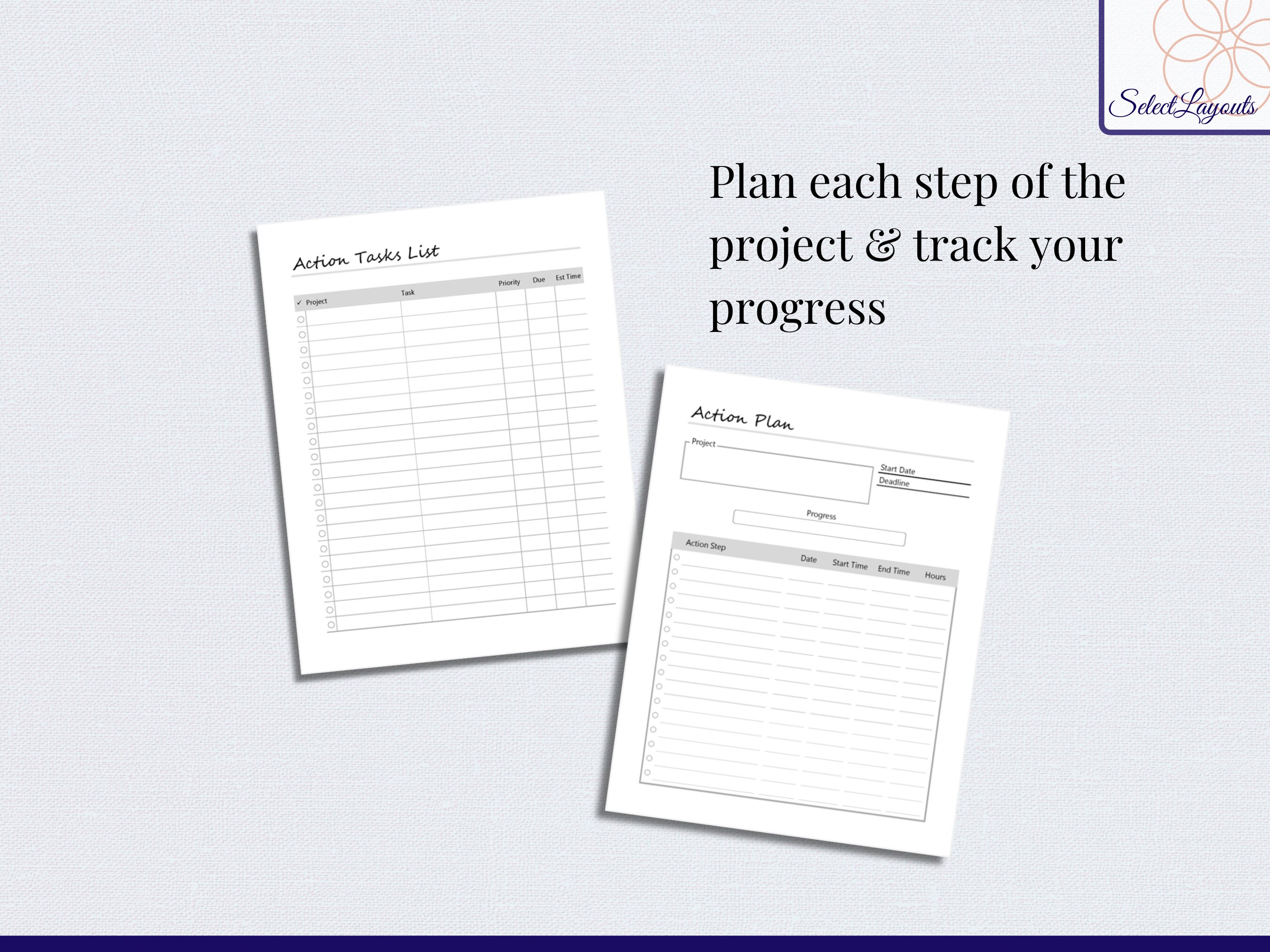 Project Planner Kit printable PDF Template - Etsy