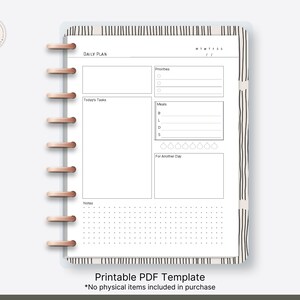 Daily Planner Inserts printable PDF Template - Etsy