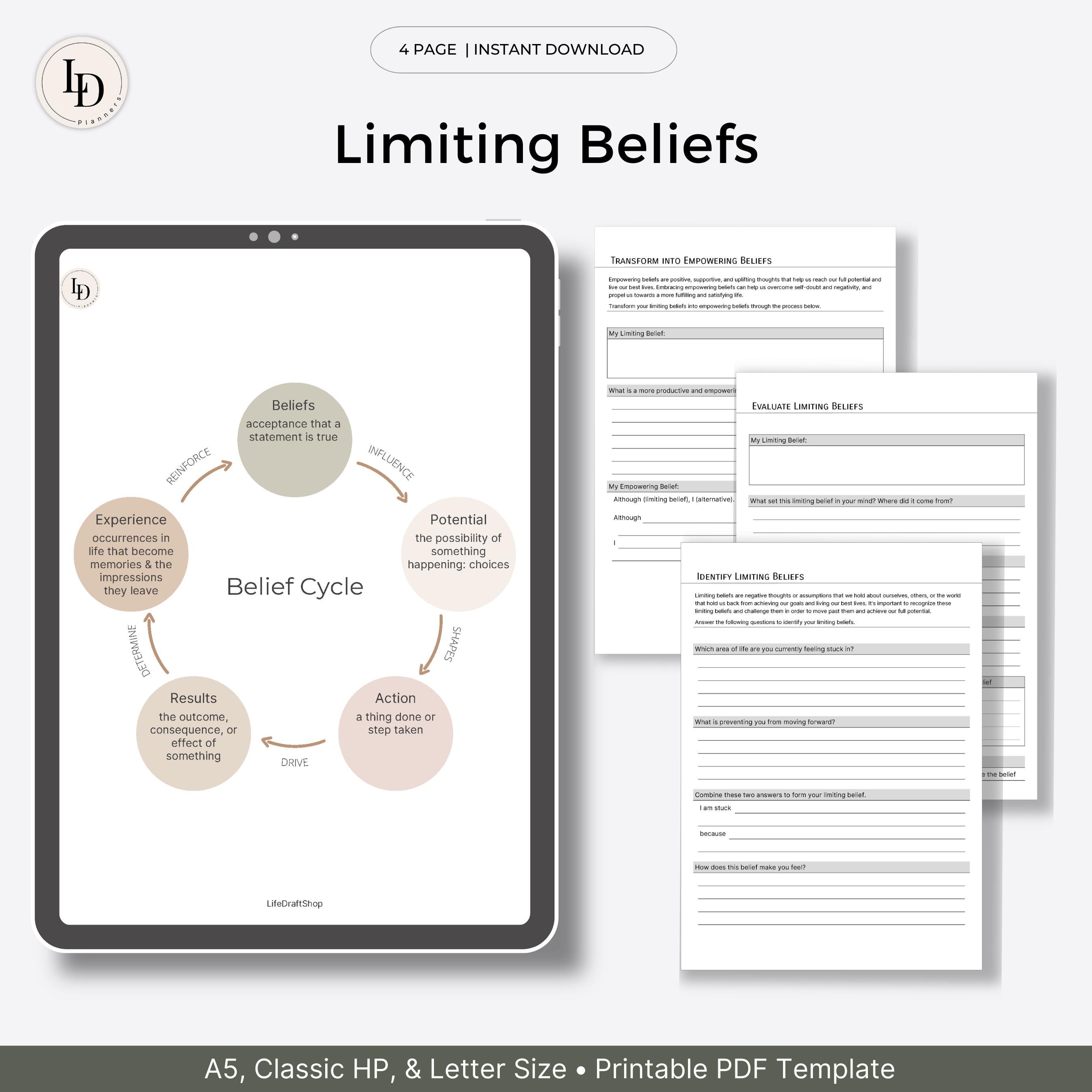 Irrational Beliefs Worksheet