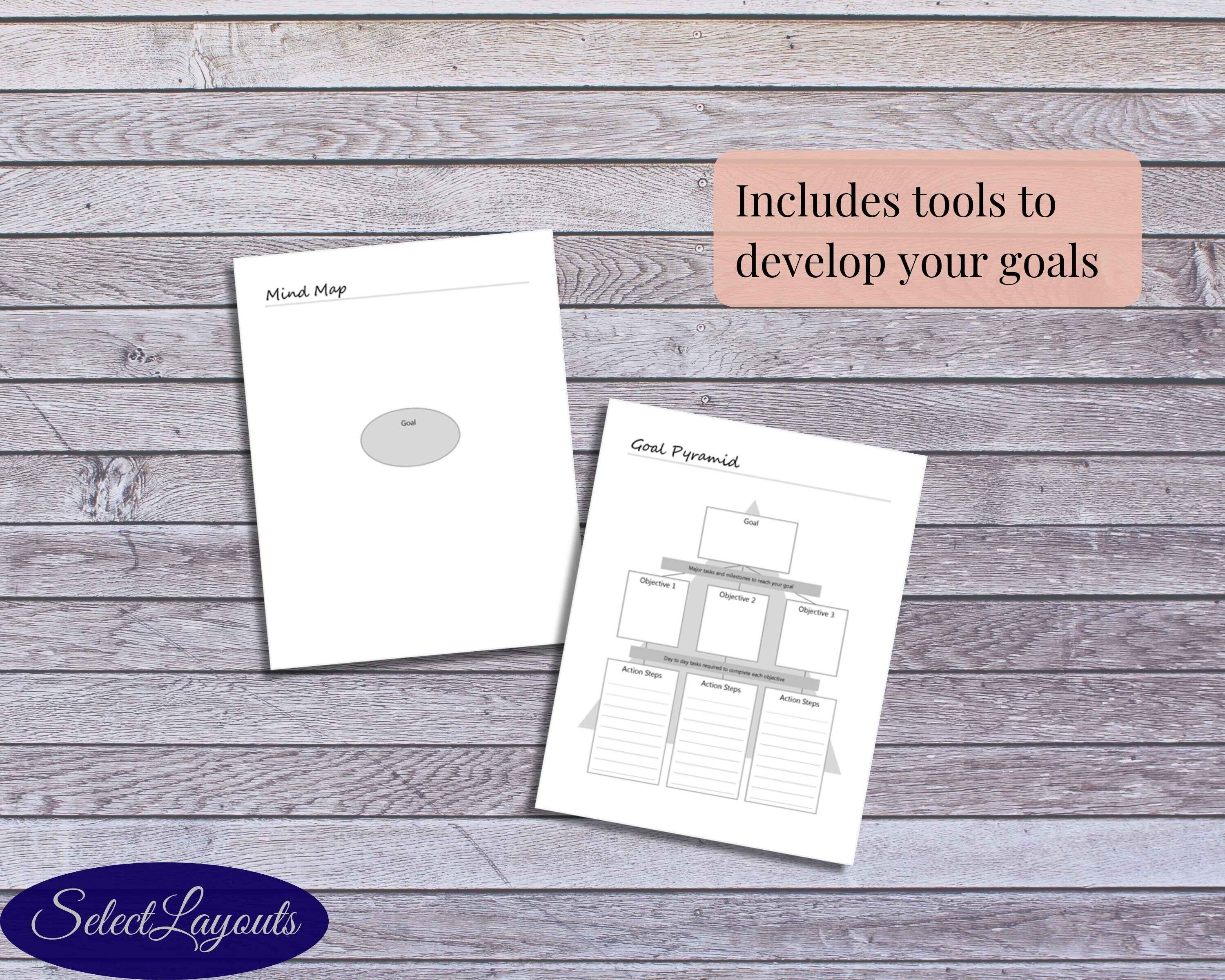 Goal Setting Kit printable PDF Template | Etsy Australia