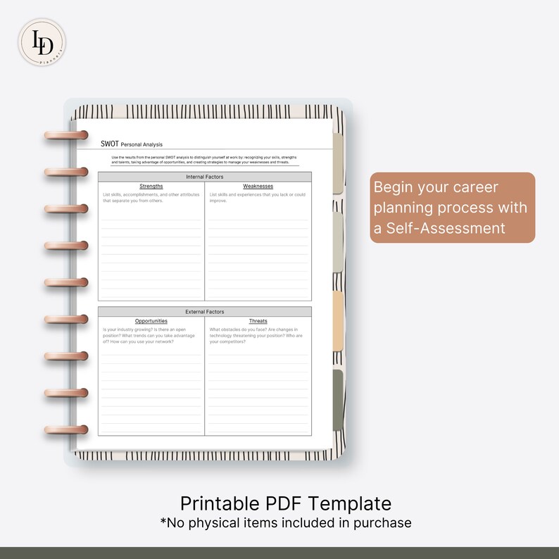 Professional Development Plan Personal Growth Worksheets - Etsy