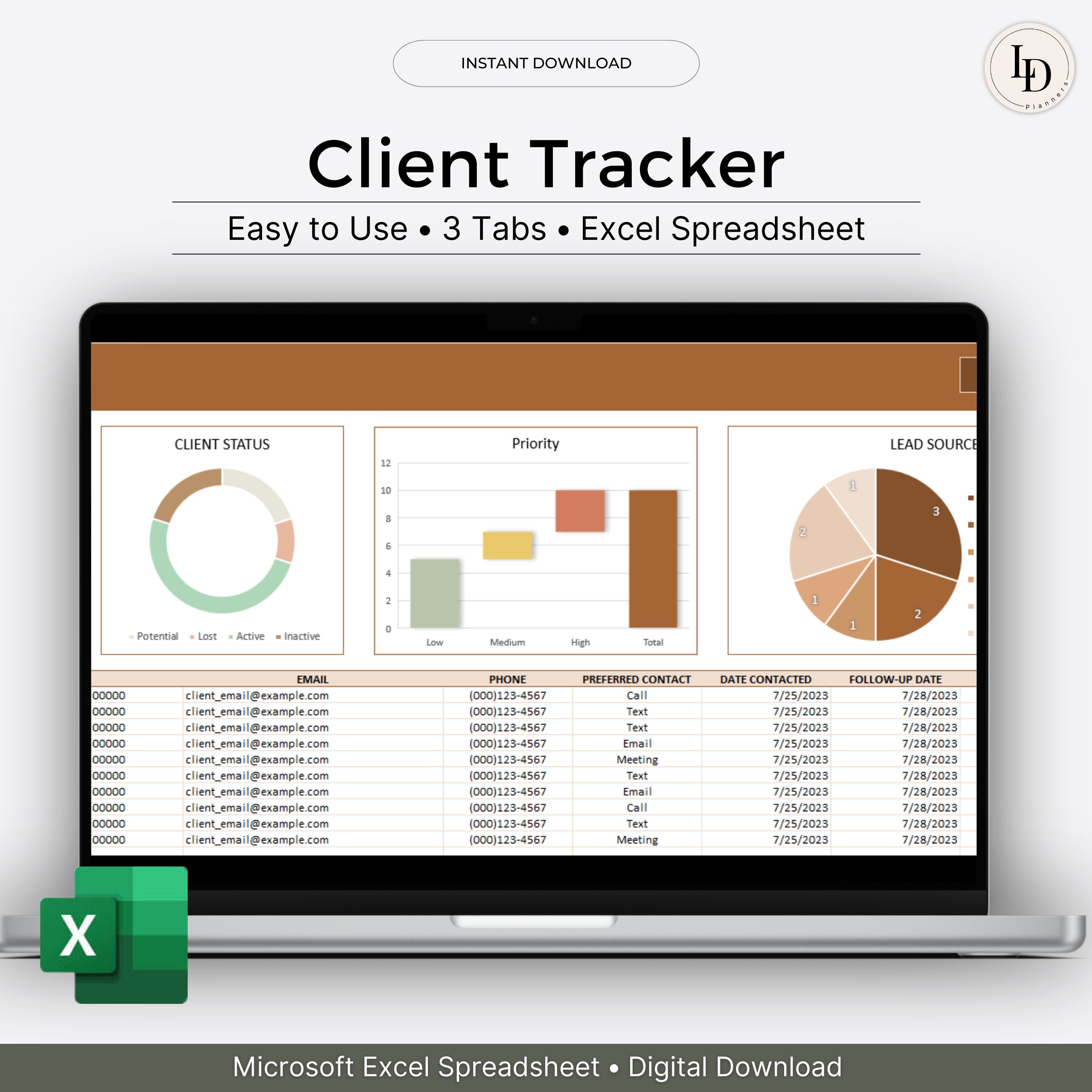 Client Tracker | Client Management for Small Businesses, CRM Dashboard ...