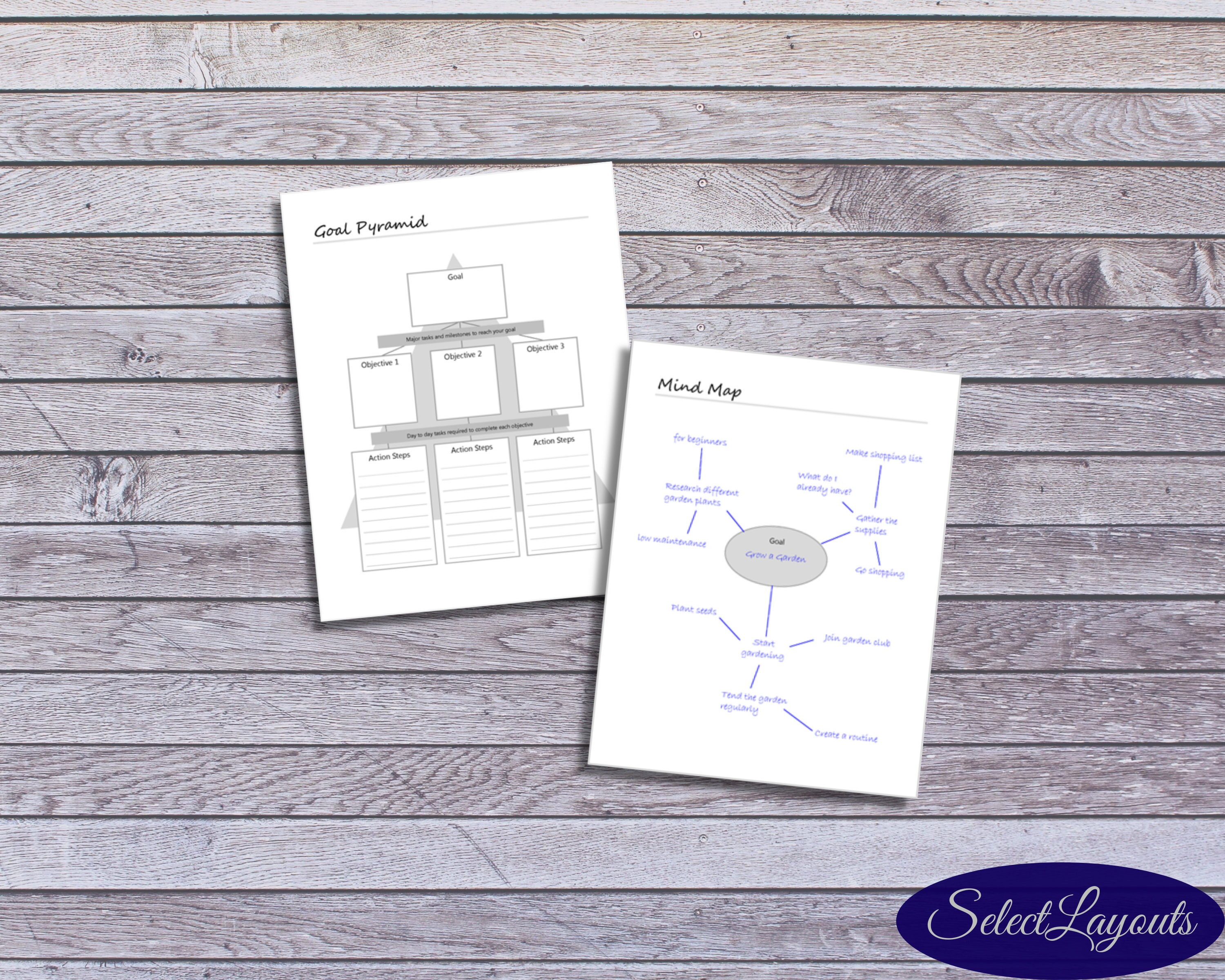 Goal Setting Kit printable PDF Template | Etsy Australia