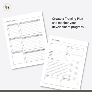 Professional Development Plan | Personal Growth Worksheets | Digital ...