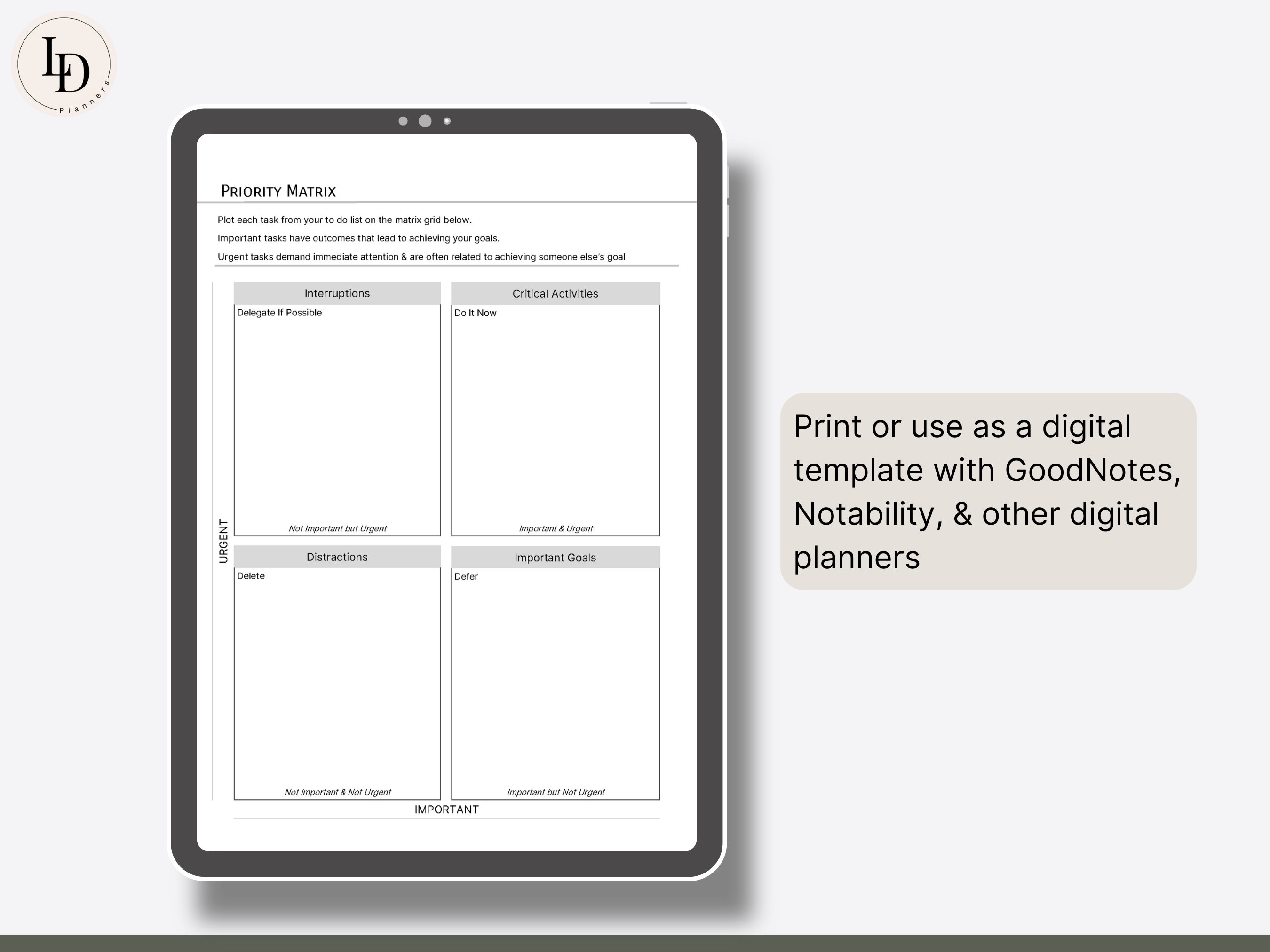 Prioritizing Worksheets Productivity Planner Inserts - Etsy