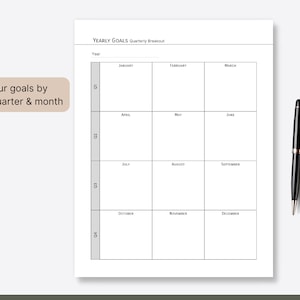 Personal Development Planner printable PDF Template - Etsy