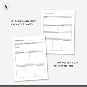 Professional Development Plan Personal Growth Worksheets Digital ...
