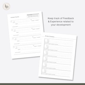 Professional Development Plan Personal Growth Worksheets Digital ...
