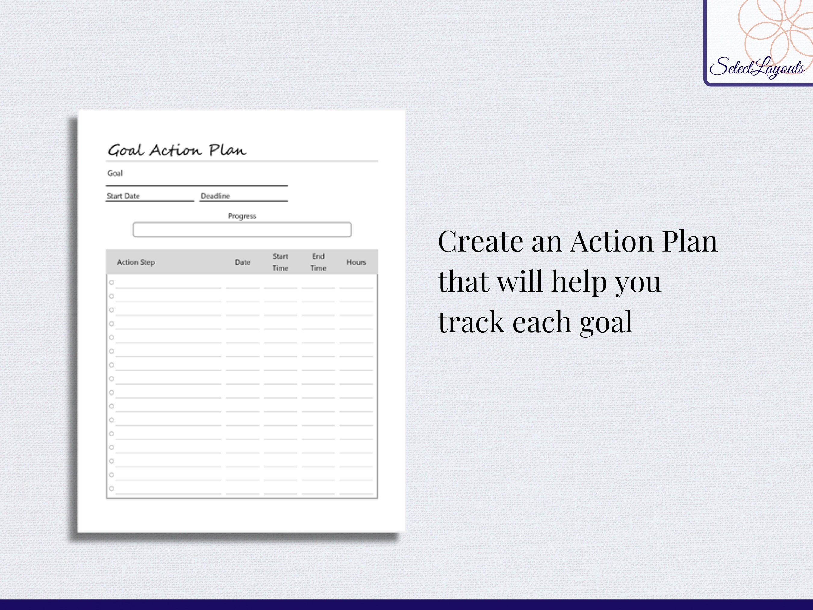 Personal Development Planner printable PDF Template - Etsy