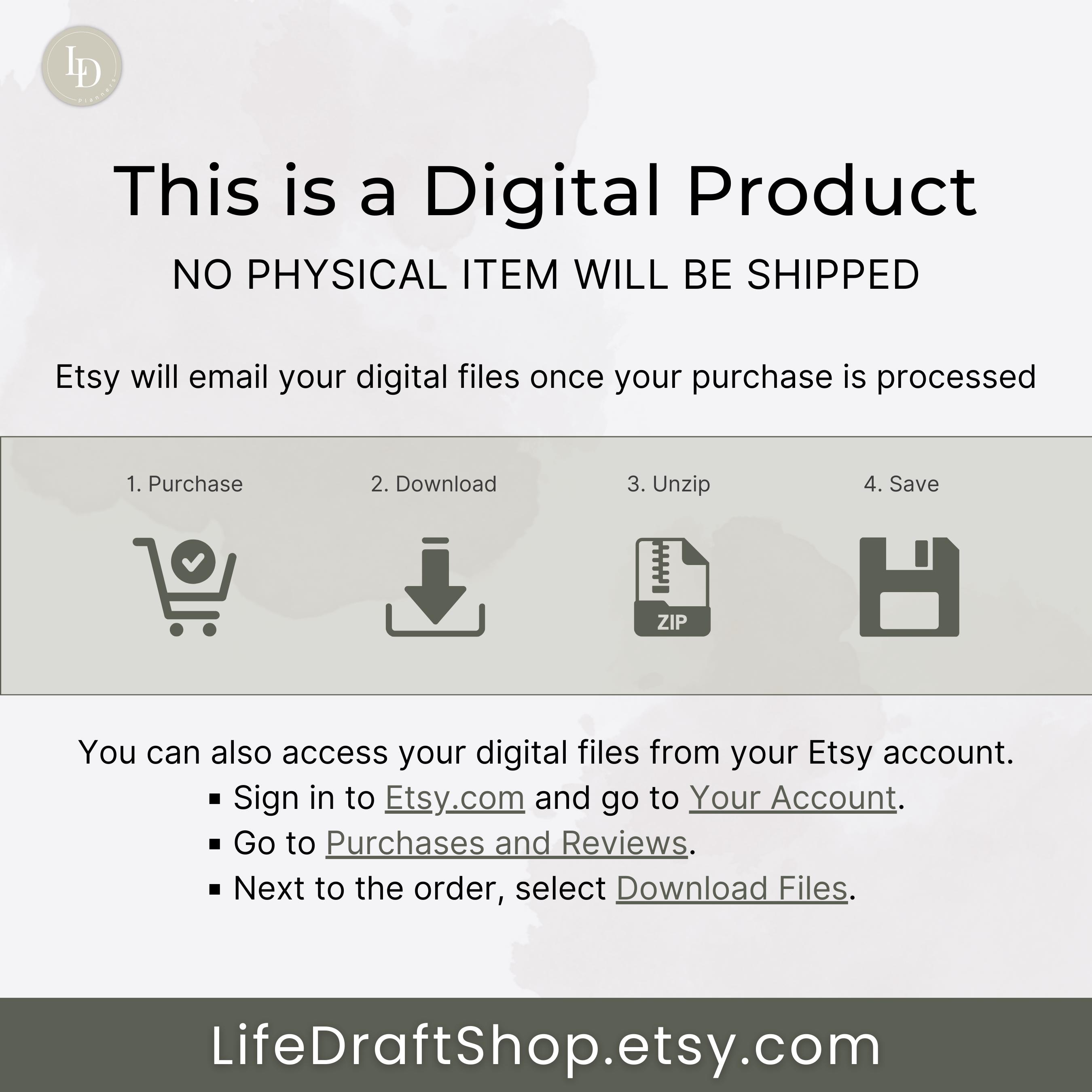 Personal Development Plan, Digital Planner Insert (printable PDF ...