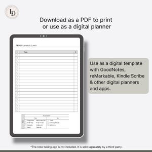 Inbox: Capture & Clarify, GTD Inspired Planner Inserts (printable PDF ...