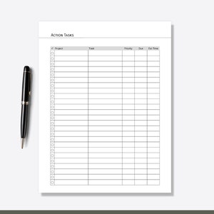 Prioritizing Worksheets Productivity Planner Inserts - Etsy