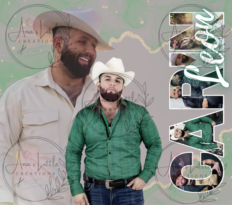 Carin Leon Tumbler Wrap, Carin Leon PNG, Carin Leon 20 Oz Straight ...