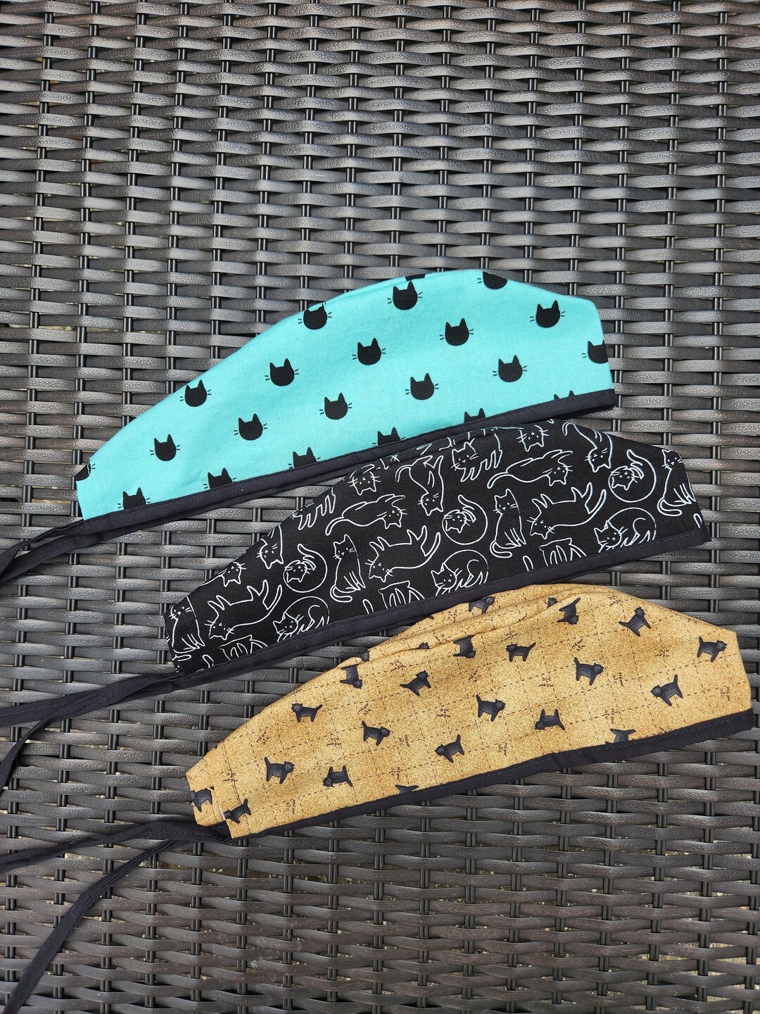 Cat Pattern Surgical Scrub Cap, Furry Friends Surgical Caps, Kitten ...