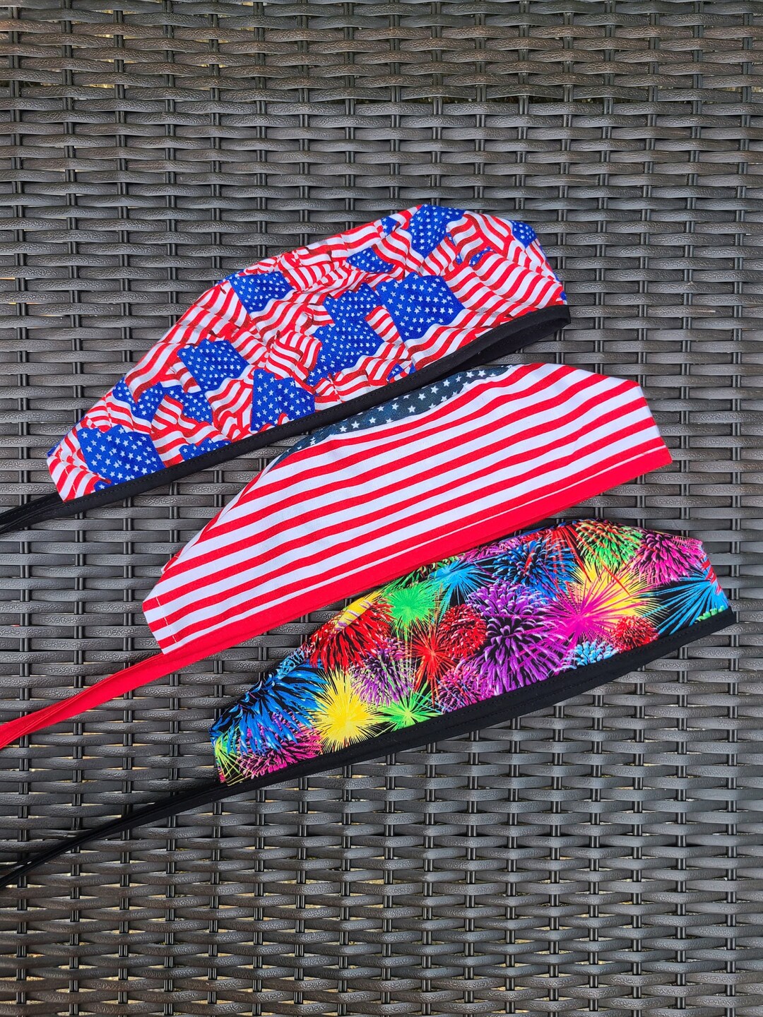 Fourth of July Pattern Surgical Scrub Cap, Firework Scrub Cap ...