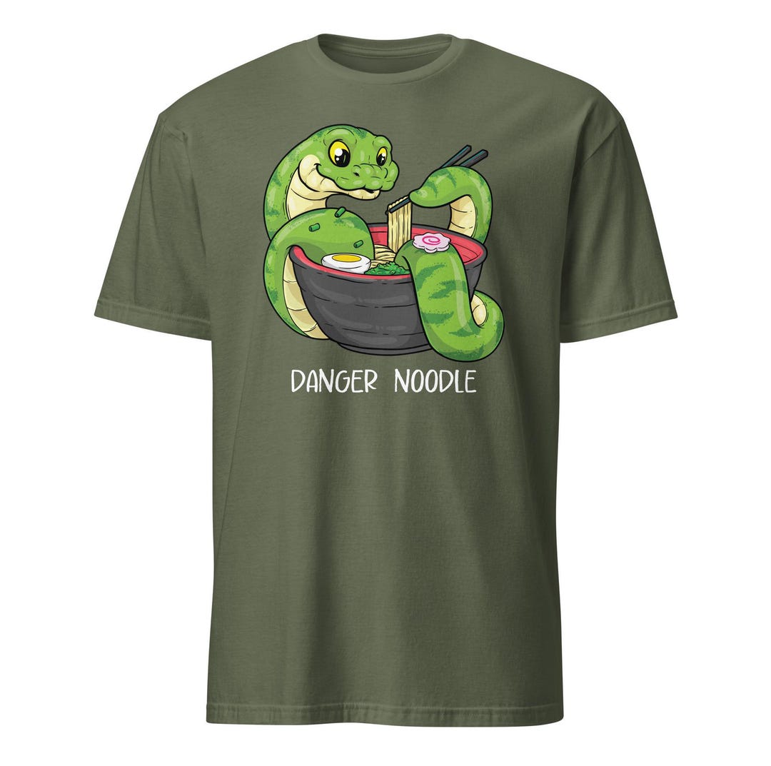 Danger Noodle Shirt for Men Funny Snake Tshirt Snake Gifts for Men ...