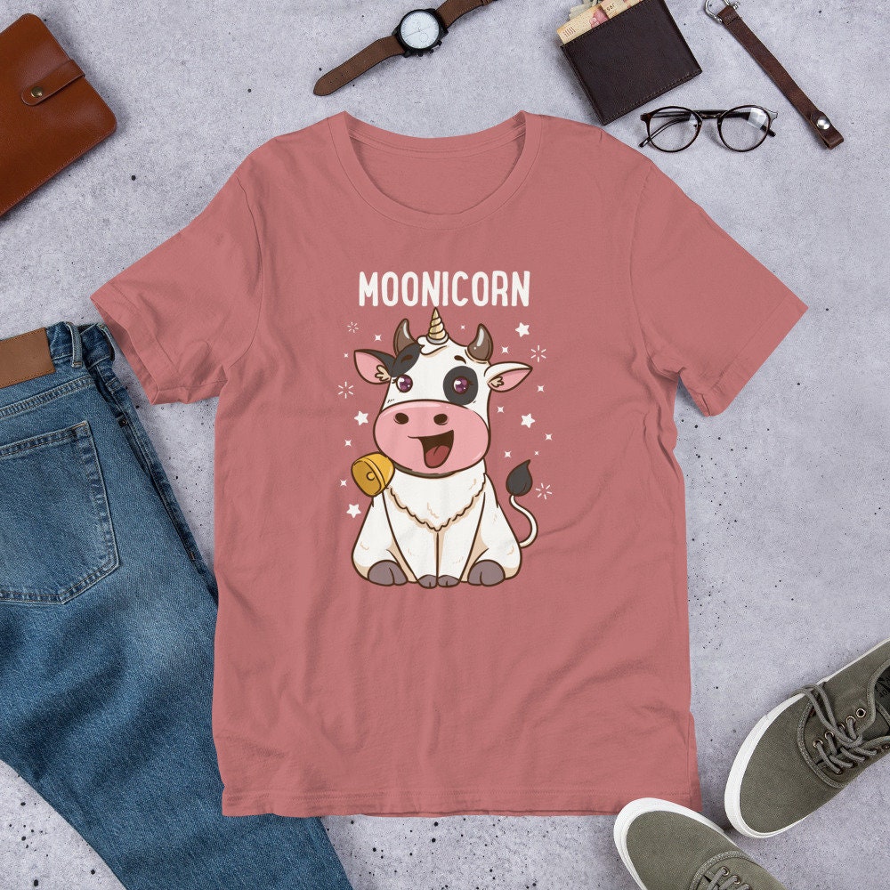 Moonicorn Shirt / Cow Unicorn Shirt / Unicow / Heifer Unicorn / Funny ...