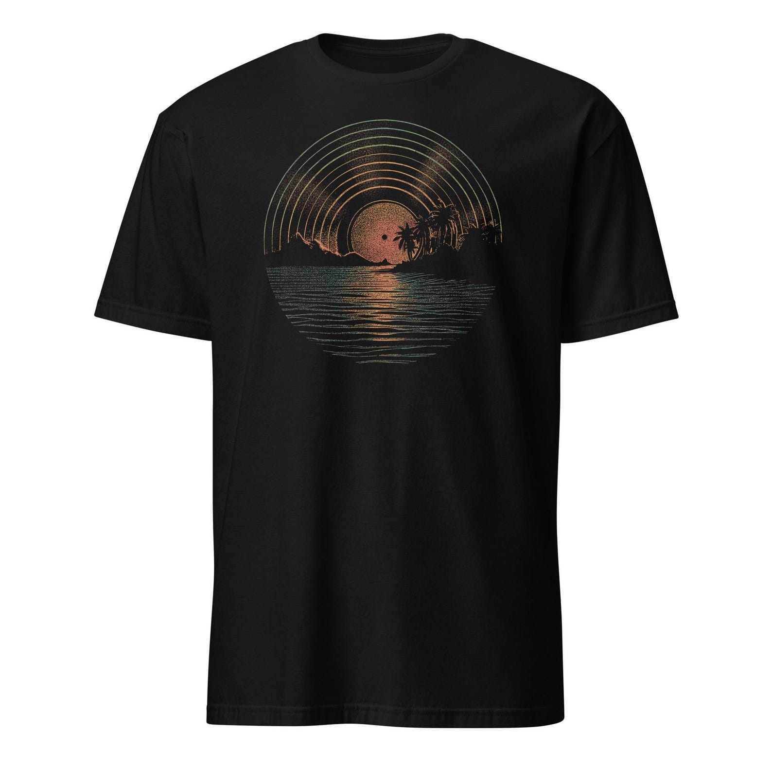 Retro Sunset Vinyl Record Music Teacher Shirt Music Lover Gift for ...