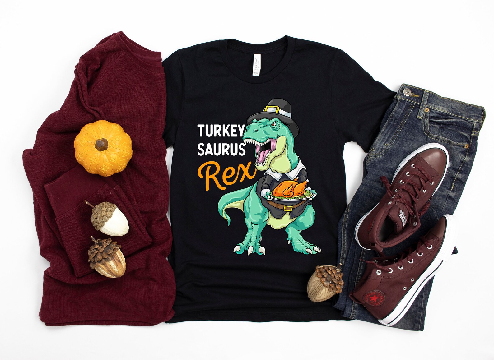 Dinosaur Thanksgiving T Rex / Turkey Saurus Rex / T Rex - Etsy