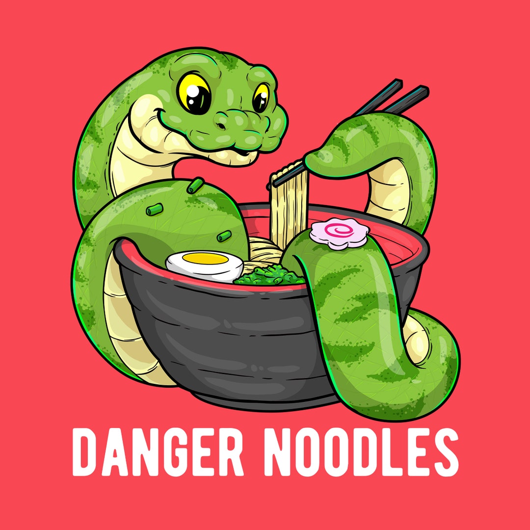 Danger Noodle Snake Shirt for Men Funny Snake Tshirt Snake Gifts for ...