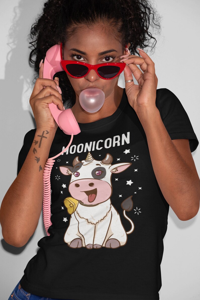 Moonicorn Shirt / Cow Unicorn Shirt / Unicow / Heifer Unicorn / Funny ...