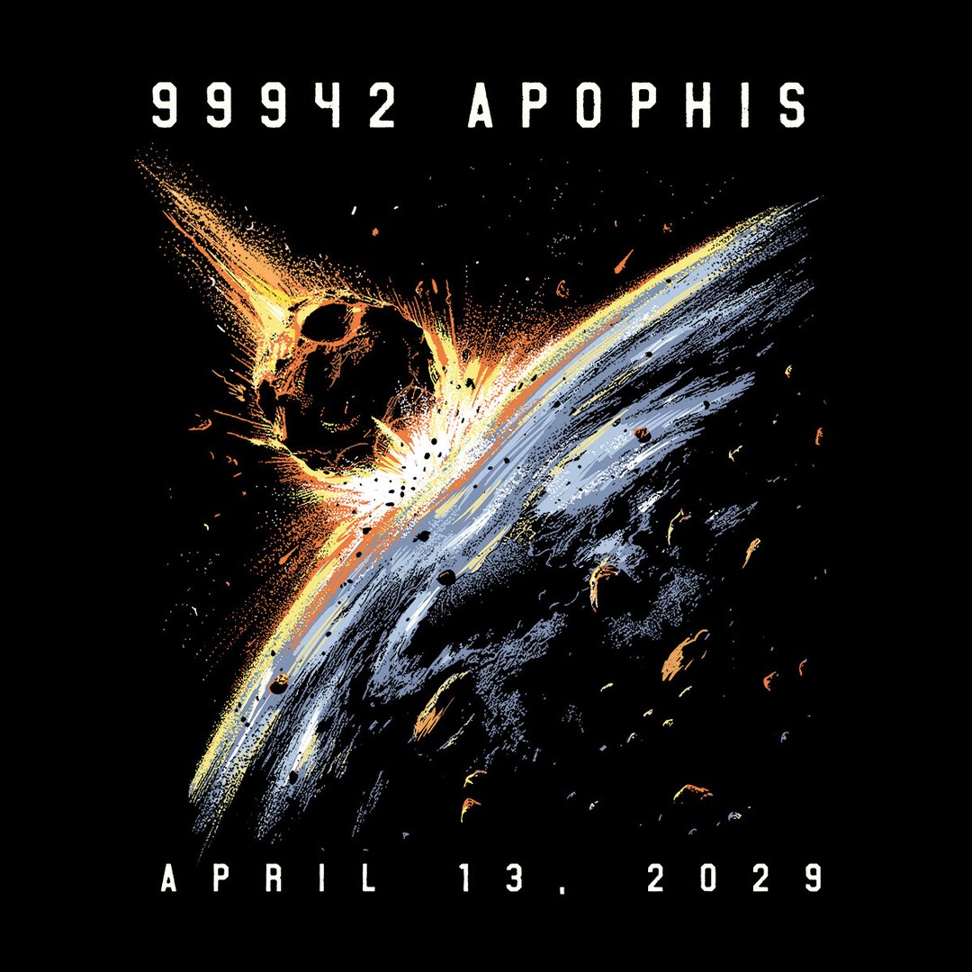 Apophis 2029 T-shirt for Space Lover Gift 99942 Apophis Asteroid Shirt ...