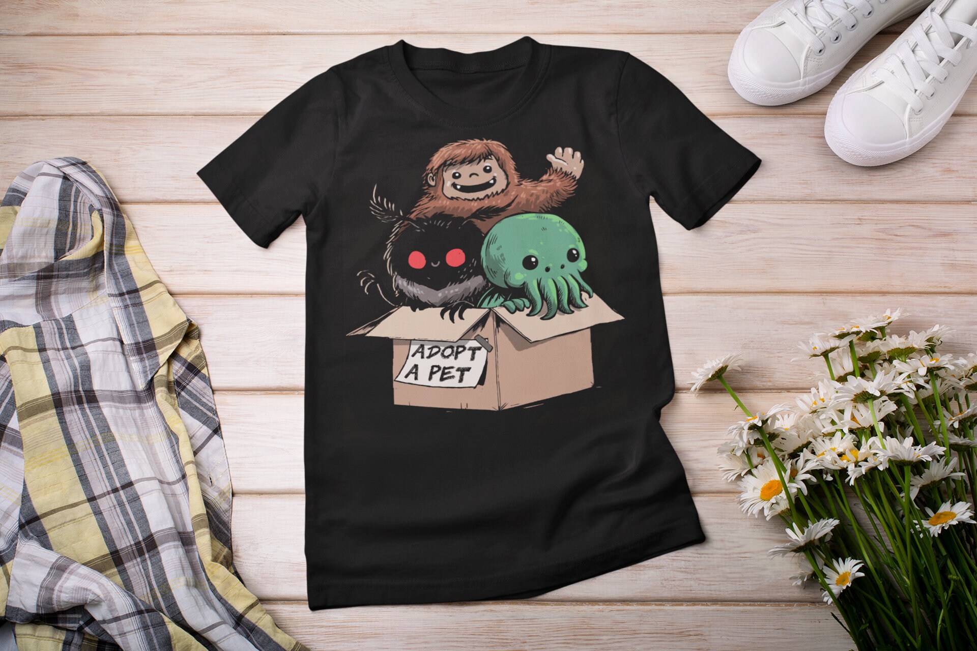 Adopt a Pet Cryptids T-shirt Cute Cryptid Shirt Funny Mythical ...
