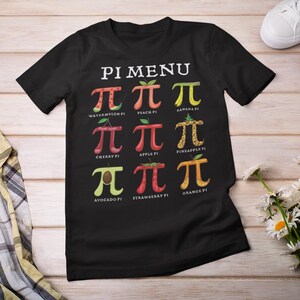 Math Teacher Shirt Funny Pi Symbol Math Shirt Teacher Pi Menu Funny ...