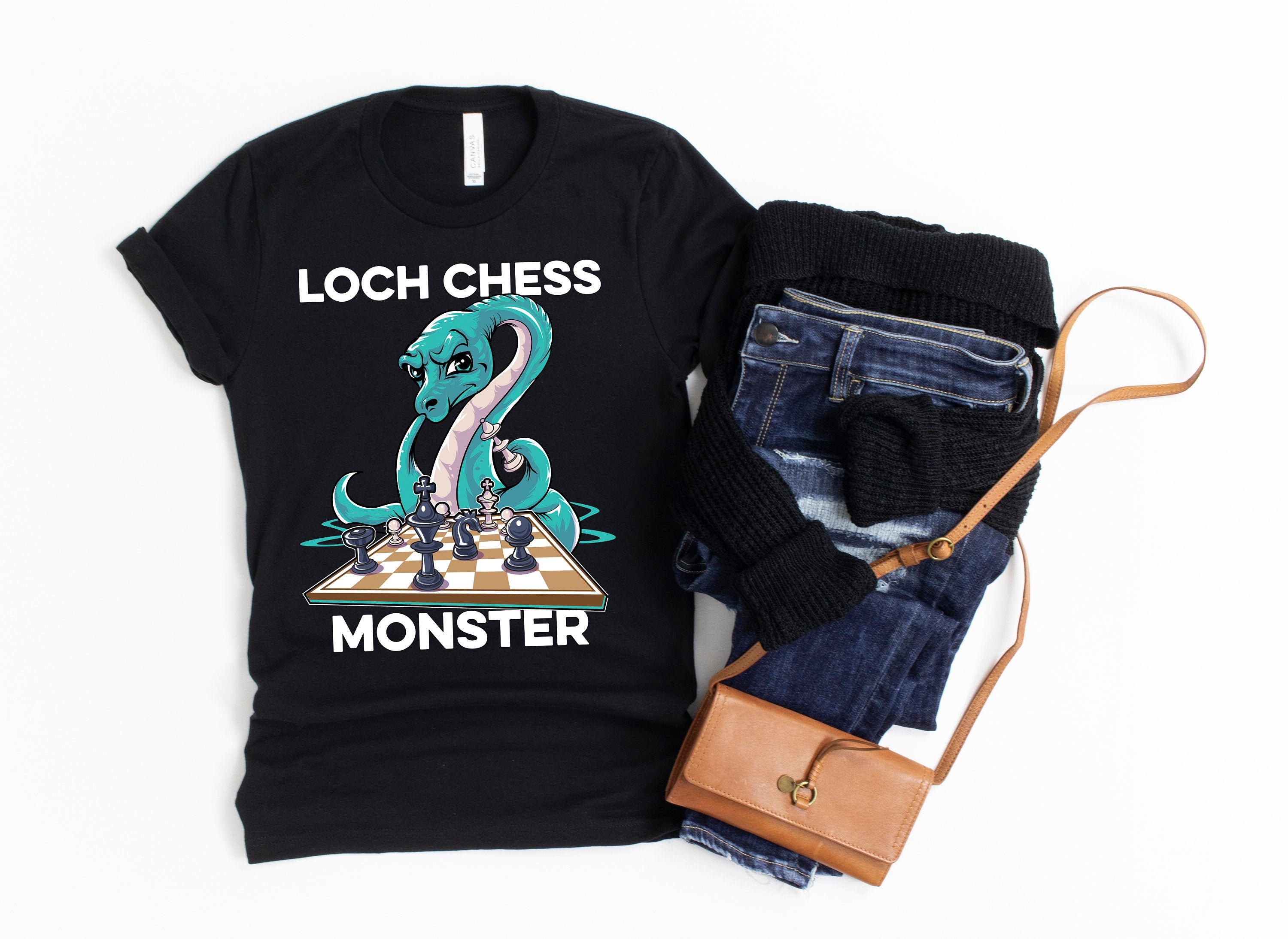 Loch Chess Monster / Loch Ness Monster / Funny Chess Player - Etsy