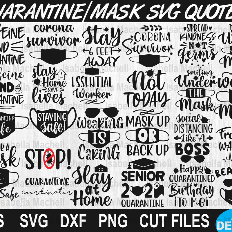 Quarantine Svg - Etsy