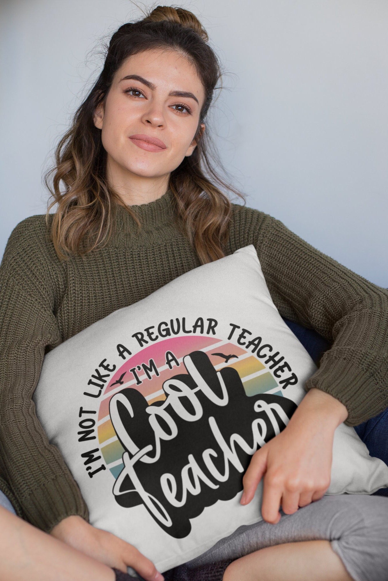 Cool Teacher Svg Cut Files I'm Not Like a Regular Teacher - Etsy