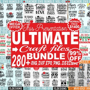 The Ultimate Svg Bundle, Teacher Svg Bundle, Sarcastic Svg Bundle, Wine ...