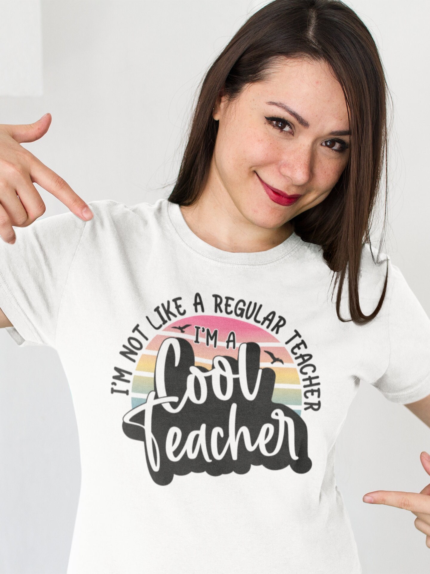 Cool Teacher Svg Cut Files I'm Not Like a Regular Teacher - Etsy