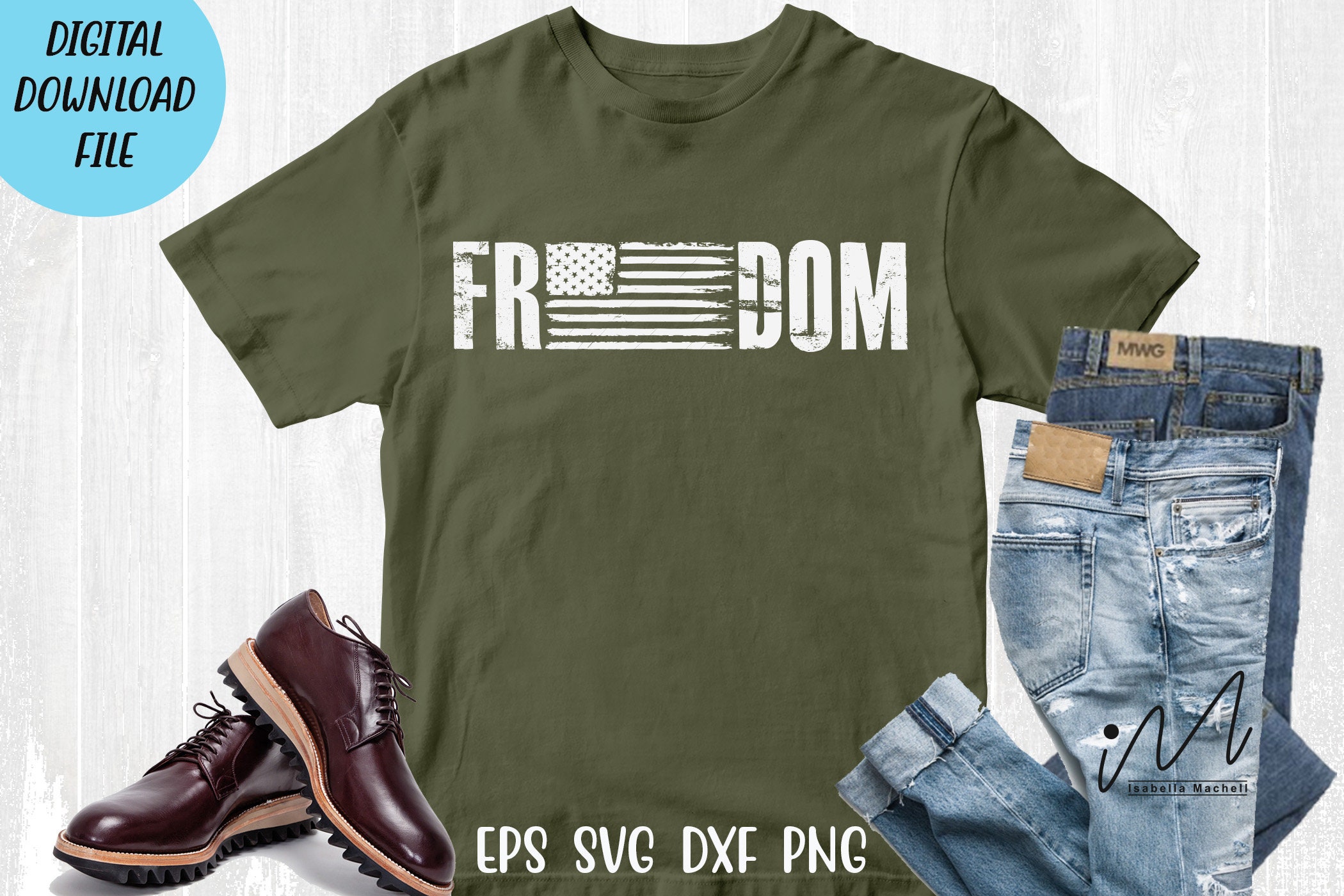 Freedom USA Flag Svg USA Independence Day T Shirt Cut - Etsy