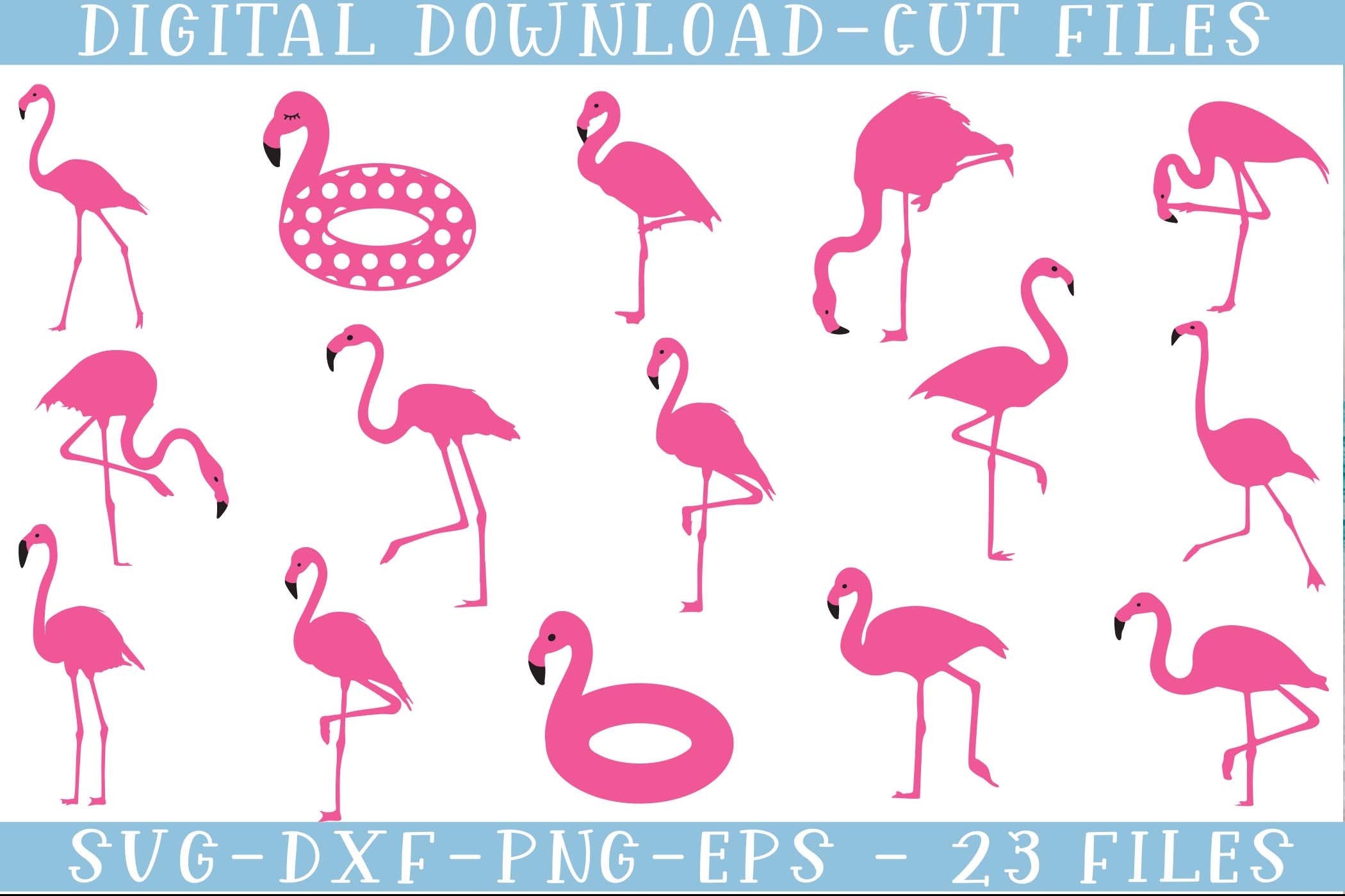 Flamingo Svg Bundle, Flamingo Svg, Flamingo Cut Files, Bird Svg ...