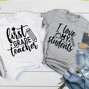 Teacher Svg Bundle, Back to School Cut Files, Teacher T Shirt Svg ...