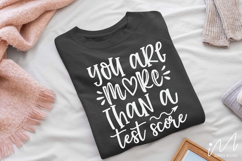 You Are More Than a Test Score Svg Test Day Teacher Svg - Etsy