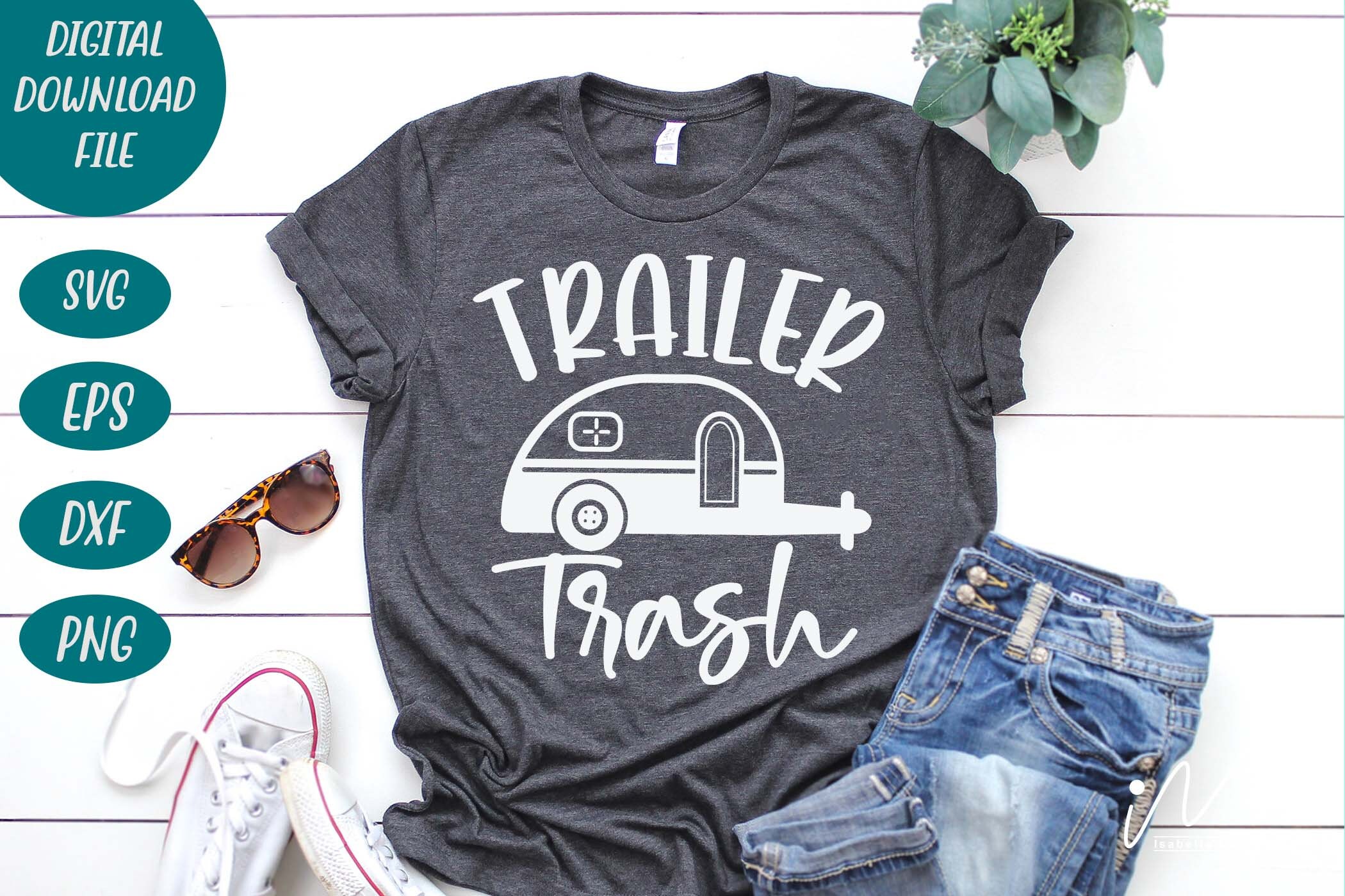Trailer Trash Svg, Camping Svg, Happy Camping, Camping Shirt, Happy ...