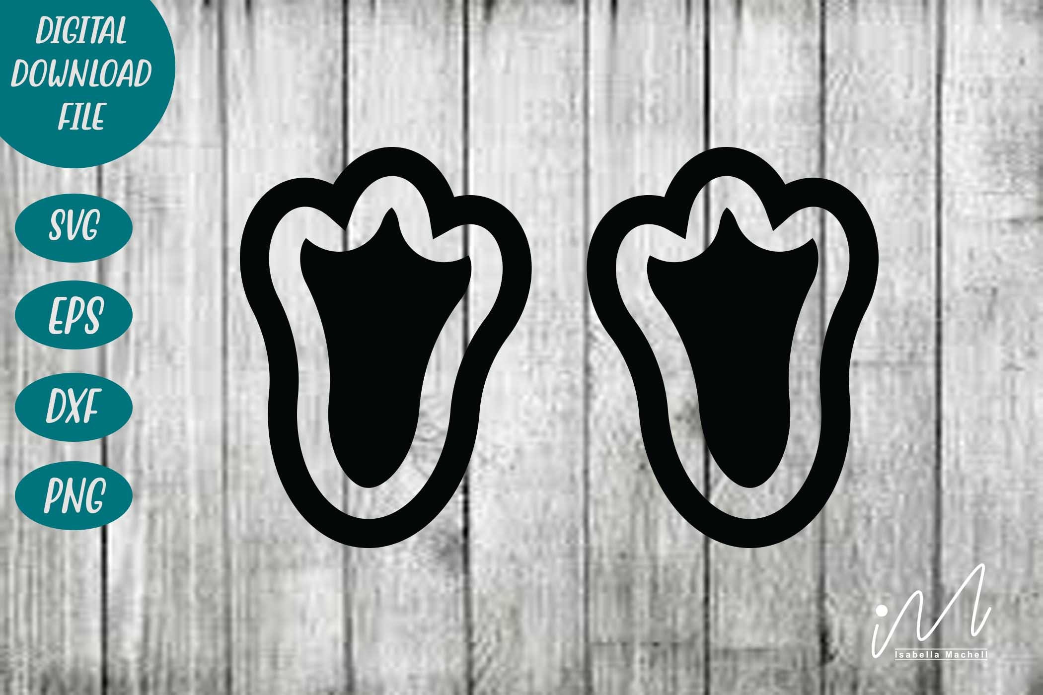 Bunny Feet Svg Bunny Paw Svg Rabbit Paw Svg Easter Feet Svg - Etsy