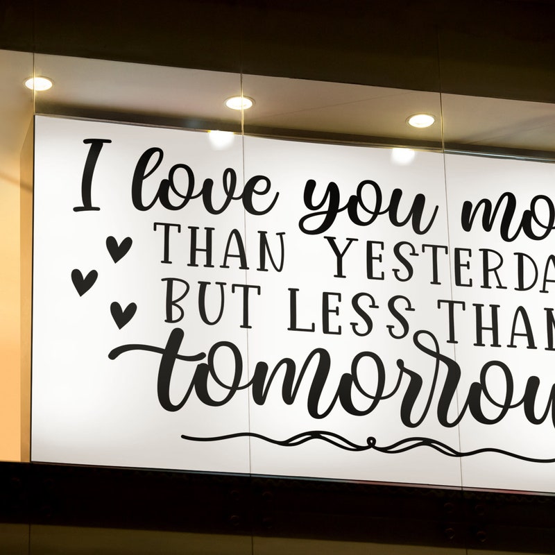 Loved You Yesterday Svg - Etsy
