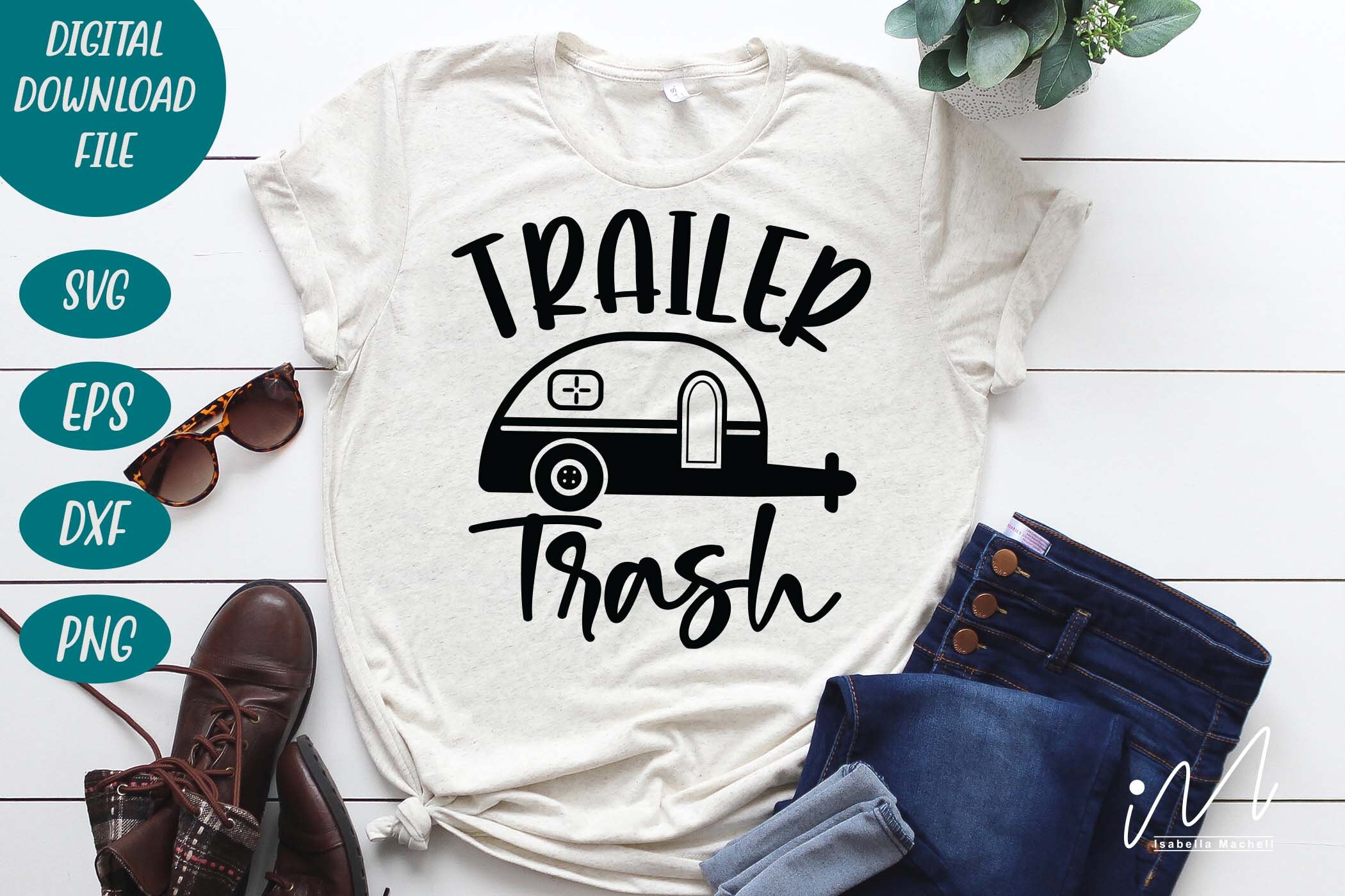 Trailer Trash Svg, Camping Svg, Happy Camping, Camping Shirt, Happy ...