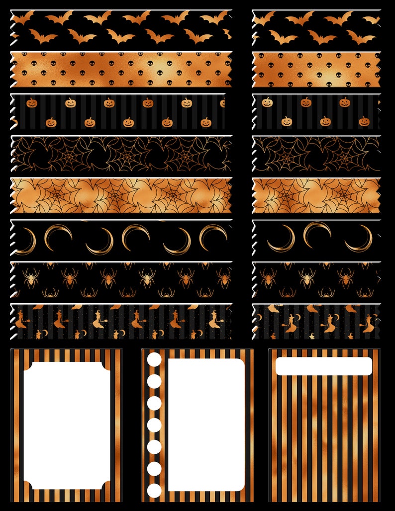 Digital Washi Tape for Goodnotes Planner Pre-cropped Digital - Etsy