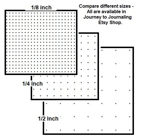 1/4 Inch Dot Grid Printable, Color Dot Grid Pages, Download PDF Files ...