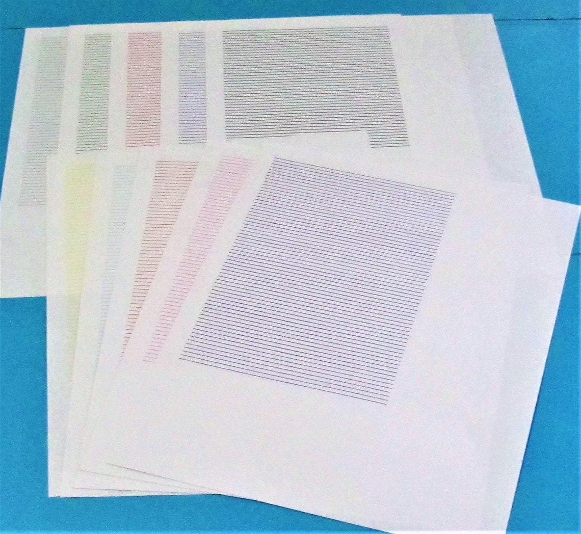 1/8 Inch Lined Paper Printable, Color Lined Pages, Download PDF Files ...