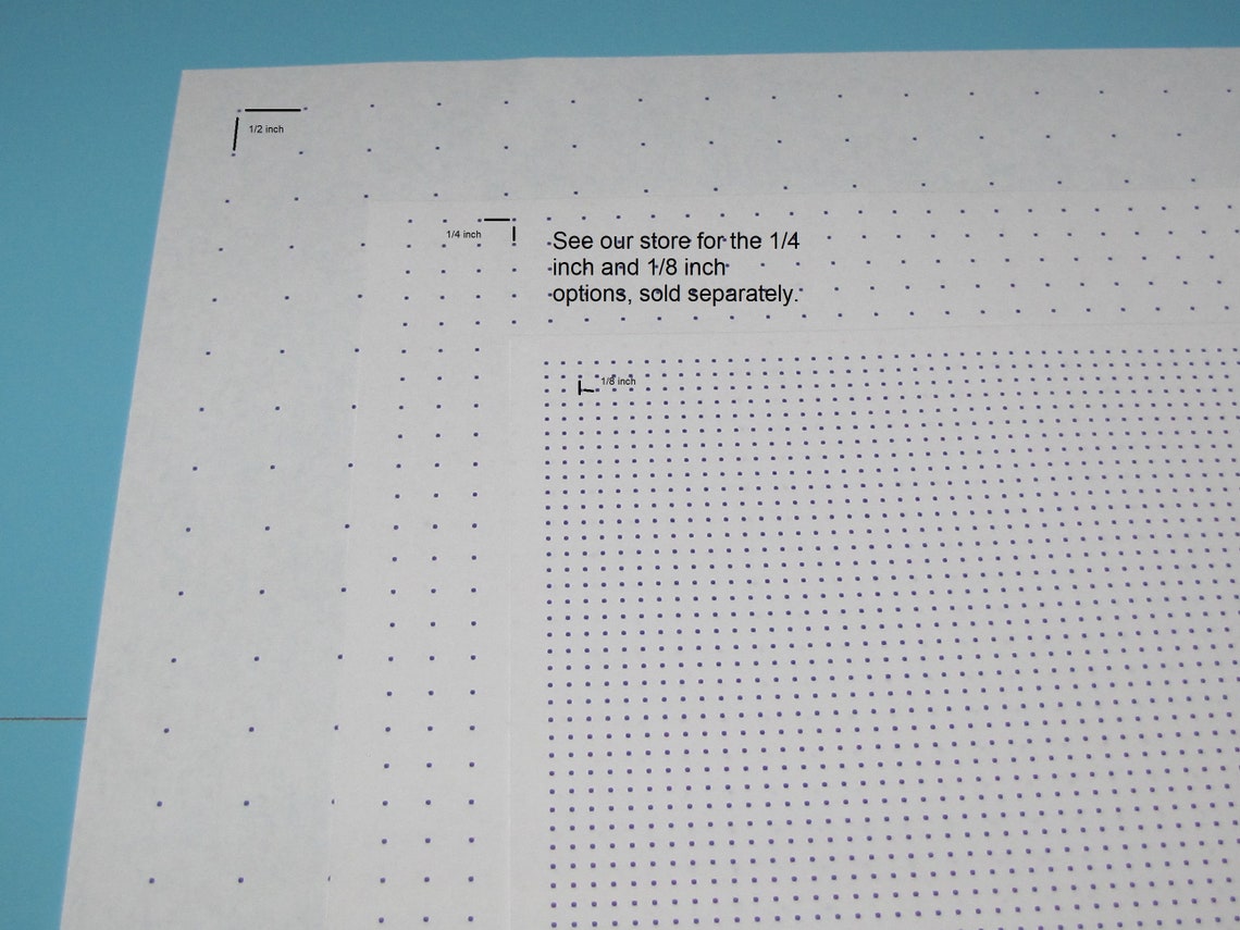 1/2 Inch Dot Grid Printable Color Dot Grid Pages Download - Etsy