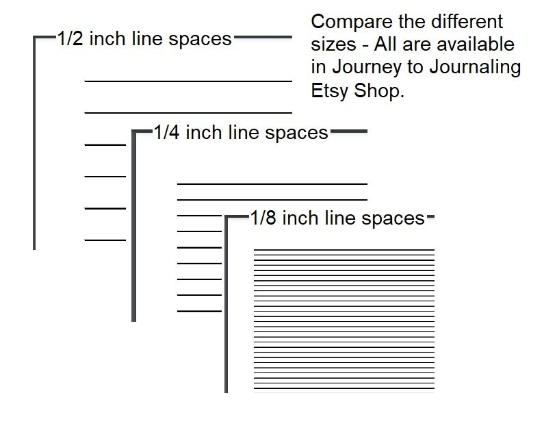 1/8 Inch Lined Paper Printable, Color Lined Pages, Download PDF Files ...