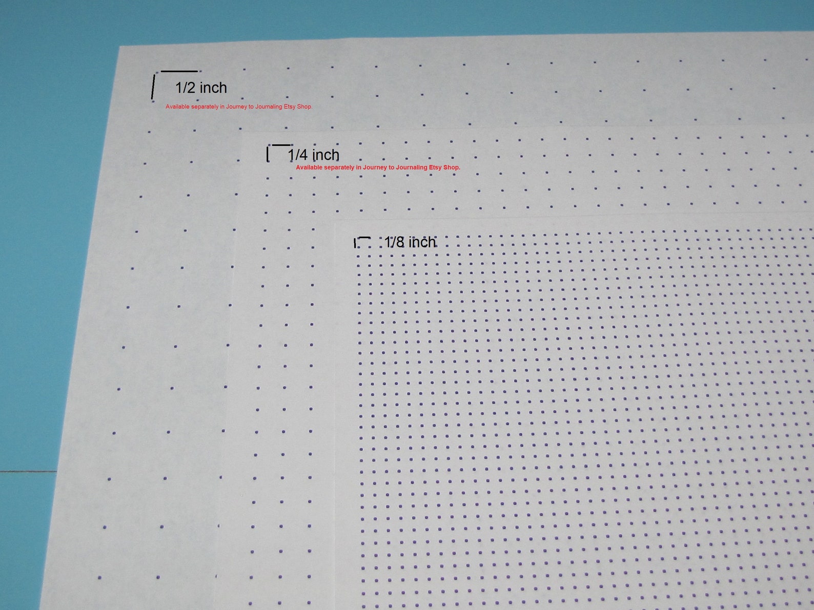 1/8 Inch Dot Grid Printable Color Dot Grid Pages Download - Etsy