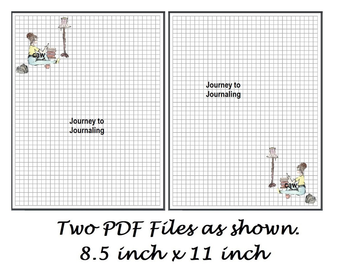 Printable Paper Cyerra's Art Girl Studying Download - Etsy